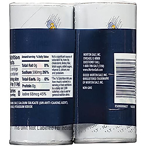 Morton Iodized Salt Shakers - 2 CT
