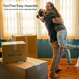 Morden Fort Classic Chesterfield Victoria Arm Loveseat Set, Tufted Loveseat Sofa No Sagging with Solid Wood Legs, Pet-Friendly Love Seat Set Couch for Living Room Bedroom Apartment - Chenille Beige