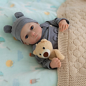 Thorogod Realistic Reborn 18 Inch Baby Doll - Soft Cloth Body, Looks Real for Kids Age 3+
