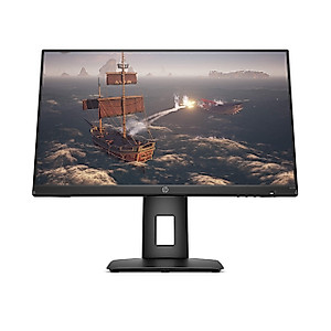 HP 24" FHD 144Hz 1ms GTG IPS LED FreeSync Gaming Monitor (X24ih) - Black (Renewed)