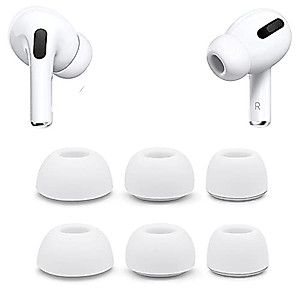Replacement Ear Tips for AirPods Pro with Noise Reduction Hole, Silicone Earbuds Tips Fit in The Charging Case