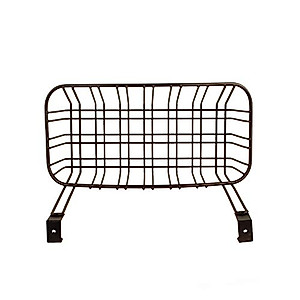 Spectrum Diversified Contempo Storage Basket Over The Cabinet, Steel Wire, Sink Organizer for Kitchen & Bathroom, Medium, Bronze