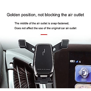 JNGXQ car Phone Holder for Chevy Equinox Phone Mount Interior Accessories 2018 2019 2020 2021 2022 2023 Phone Stand Vent