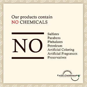 Earth's Enrichments Organic Pomade - Hair Food for Growth, Contains Tea Tree, Rosemary, Lavender Oil, Natural Hair Grease for Thick, Straight, Curly, Wavy, Thin Hair, Women, Men, Kids, USDA, 8oz