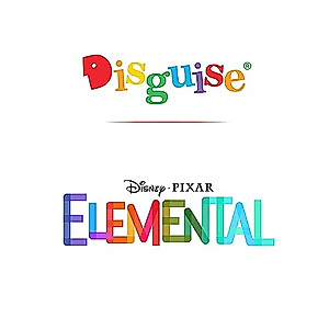 Ember Costume, Official Disney Pixar Elemental Costume for Adults, Size Large (12-14)