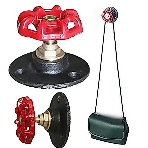 Retro Creative Metal Hand Wheel Hooks Wall Mounted Hardware Robe/Hat/Coat Hangers Door Knobs