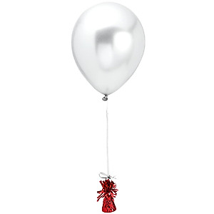 Fun Express Fun Express - Balloon Weights - Red Metallic (12Pc) - Party Décor - Balloons - Balloons Supplies - 12 Pieces - 5.5' | Red