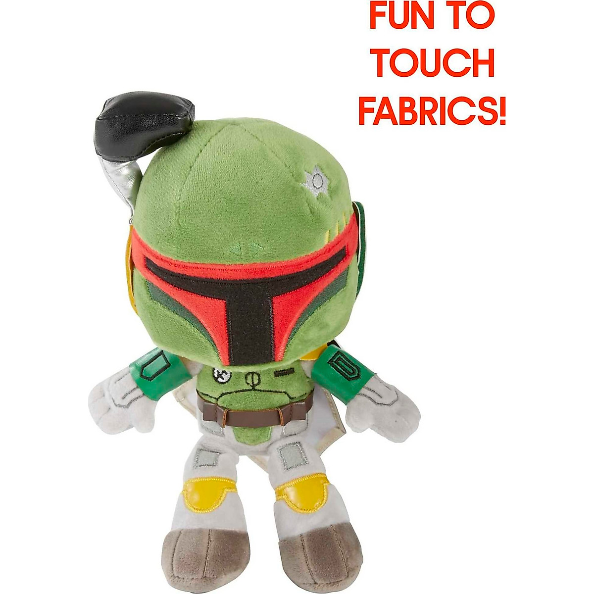 Star Wars Boba Fett Plush 8-Inch Character Figure From the Book of Boba Fett, Soft Doll Dressed in Classic Look