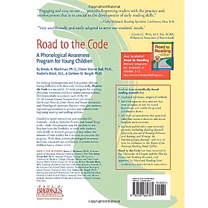 Road to the Code: A Phonological Awareness Program for Young Children