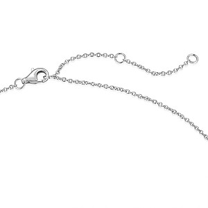 FANCIME Cross Necklace For Women Sterling Silver Cubic Zirconia Twisted Cross Infinity Open Loop Pendant Gift For Women, 18" Extender