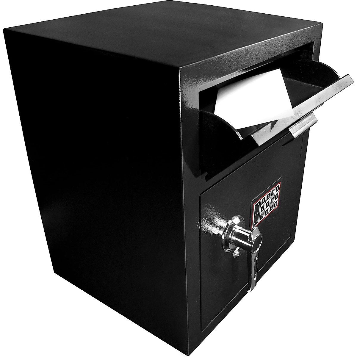 Barska AX11930 Large 1.10 Cubic Ft Digital Multi-User Keypad Security Business Depository Drop Safe with Front Load Drop Box for Money, Cash, and Mail