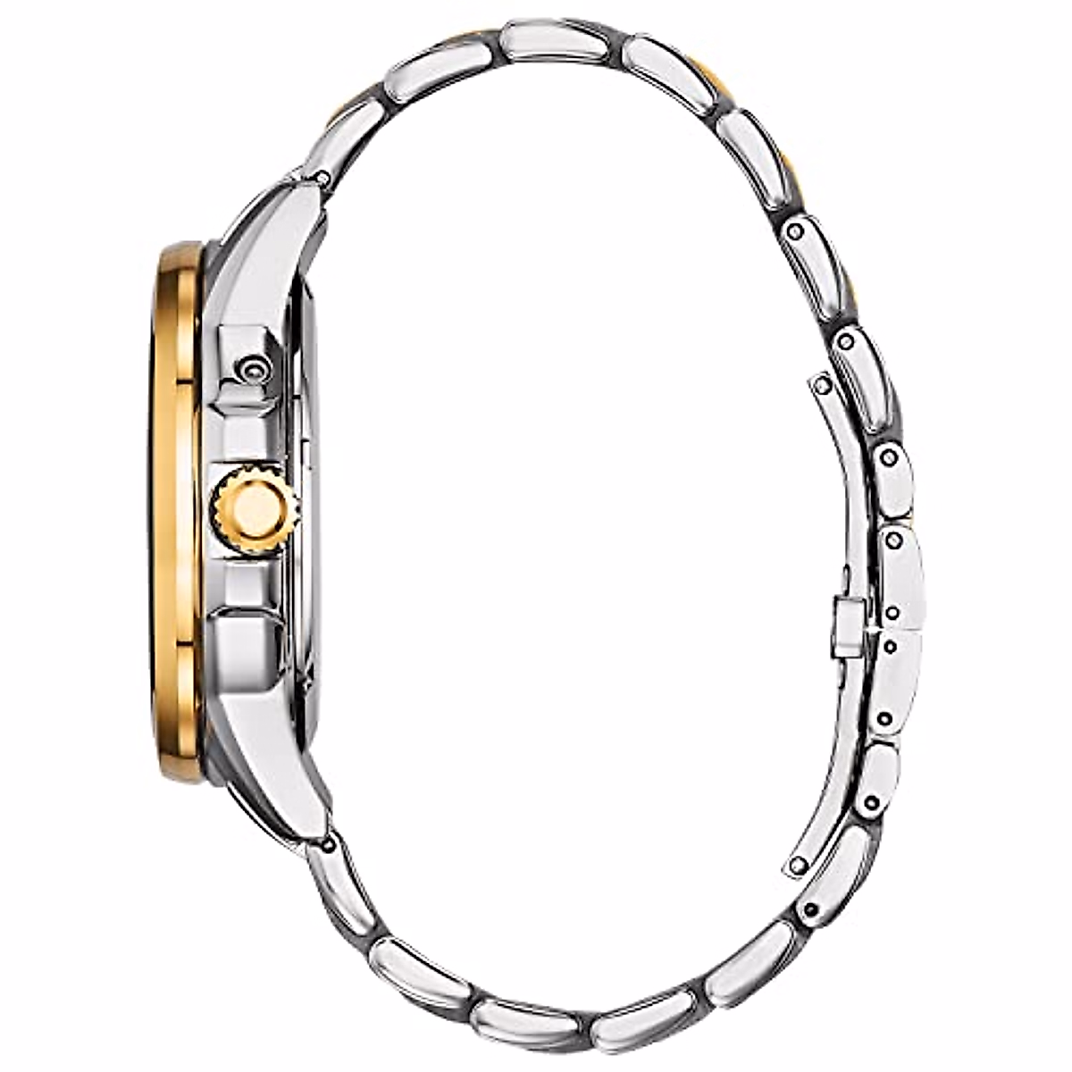 Citizen Men's Classic Calendrier Eco-Drive Watch, Moonphase Indicator, Month, Day and Date, Two Tone/Blue Dial