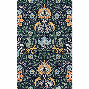 Momeni Newport Area Rugs, 2'3" X 8' Runner, Navy