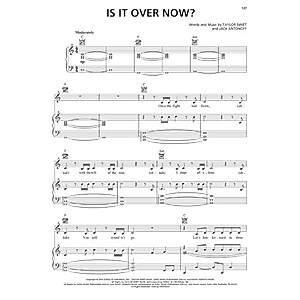 Taylor Swift - 1989 (Taylor's Version): Piano/Vocal/Guitar Songbook