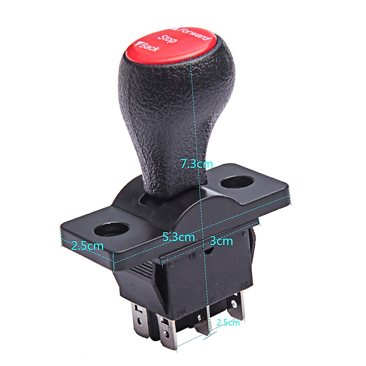 Forward, Stop, Reverse Handle Gear Switch for Children Electric Powered 4 Wheel Replacement Parts Kids Ride-On Car Toys Accessory