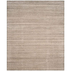 SAFAVIEH Himalaya Collection Area Rug - 8' x 10', Stone, Handmade Wool, Ideal for High Traffic Areas in Living Room, Bedroom (HIM820A)