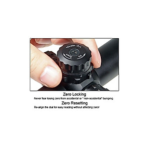 UTG 3-12x44 AO SWAT Accushot Rifle Scope, EZ-TAP, Illuminated Mil-Dot Reticle, 1/4 MOA, 30mm Tube, See-Thru Weaver Rings