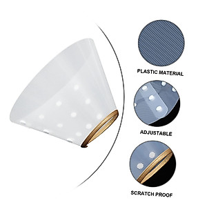 POPETPOP Elizabeth Circle Kitten Collars Adjustable Puppy Collars for Litter Dog Collars for Puppies Cat Recovery Collar Cat Recovery Neck Cone Cat Kitten Recovery Collar Pets Puppy Cone