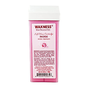 Wax Necessities Rose Soft Wax Cartridge 3.38 Ounces Pack of 6