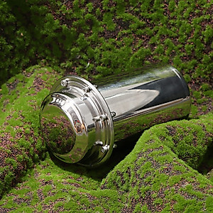 Time Capsule (Vertical) Anti-Corrosion Waterproof Stainless Steel Capsule Container Durable for Future Graduation Gift