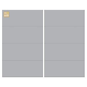 ALZIP MAT Eco Silion Urban, Folding Baby Play Mat Eco-Friendly Non-Toxic Non-Slip Reversible Waterproof (G+ (87x55 inch), Grey)