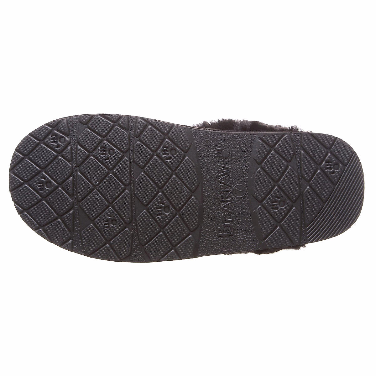 BEARPAW Women's Loki Vegan Slipper Black 9.5