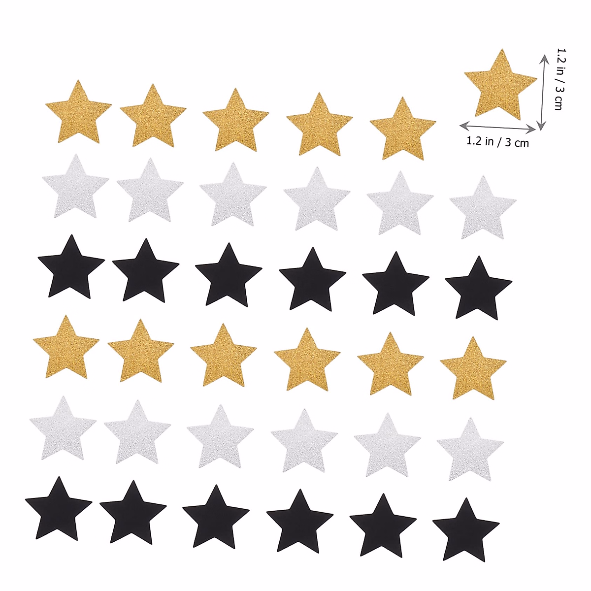 ERINGOGO 600 Pcs Confetti Fake Ice Cream Cone Desktop Decor Wedding Decor Dining Room Table Decor Table Scatter Wedding Embellishments Party Decoration New Sequins Paper Baby Metal Foil