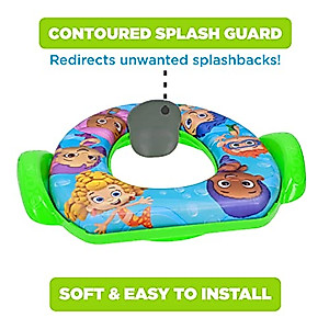 Nickelodeon Bubble Guppies Soft Potty Seat and Potty Training Seat - Soft Cushion, Baby Potty Training, Safe, Easy to Clean