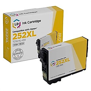 LD Products Remanufactured Ink Cartridge Replacement for Epson 252 ( Yellow )