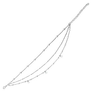 Silpada 925 Sterling Silver Anklet for Women, Ankle Bracelet, Jewelry Gift Idea,'Spice of Life', 9" + 1"