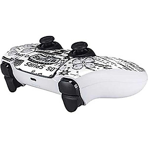 Skinit Gaming Decal Skin compatible with PS5 and compatible with PS5 Digital Edition DualSense Controller - Officially Licensed NBA San Antonio Spurs Historic Blast Design