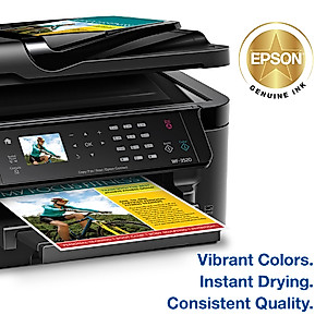 EPSON T126 DURABrite Ultra Ink Standard Capacity Color Combo Pack (T126520-S) for select Epson Stylus and WorkForce Printers, Cyan,Magenta and Yellow