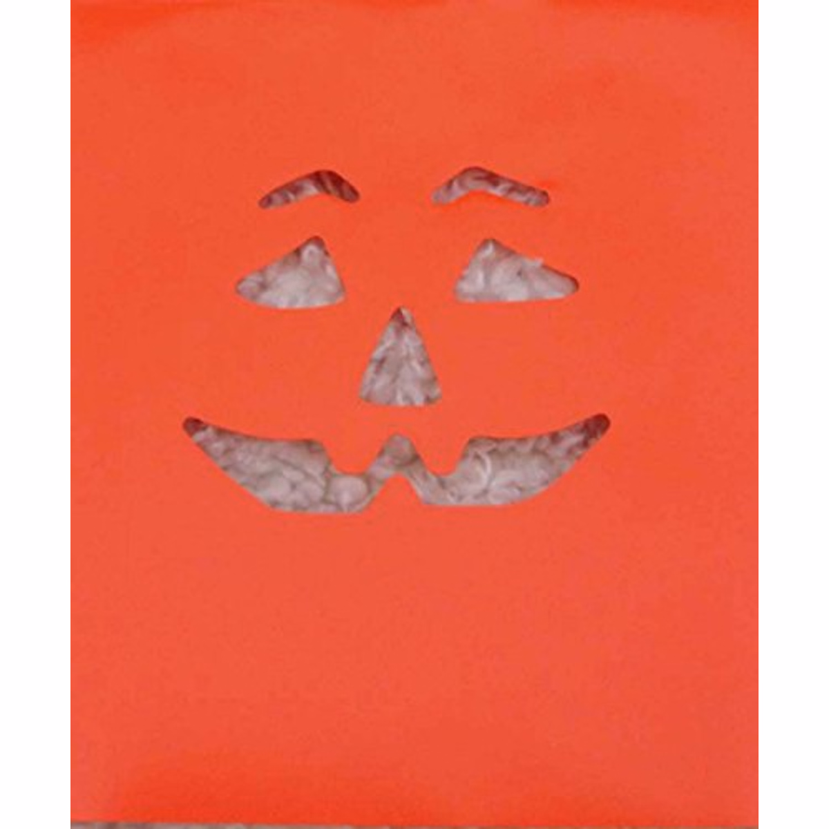 RC Halloween Electric Luminaria Light - Replacement Sleeves - Fit 1 Pack - 10 Pieces - Pumpkin/Ghost diectut - Outdoor Pathway Lights (Orange Pumpkin FACE Diecut)