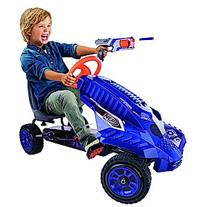 Hauck Nerf Striker Go Kart Ride On, Blue and Orange, 4 months to 96 months