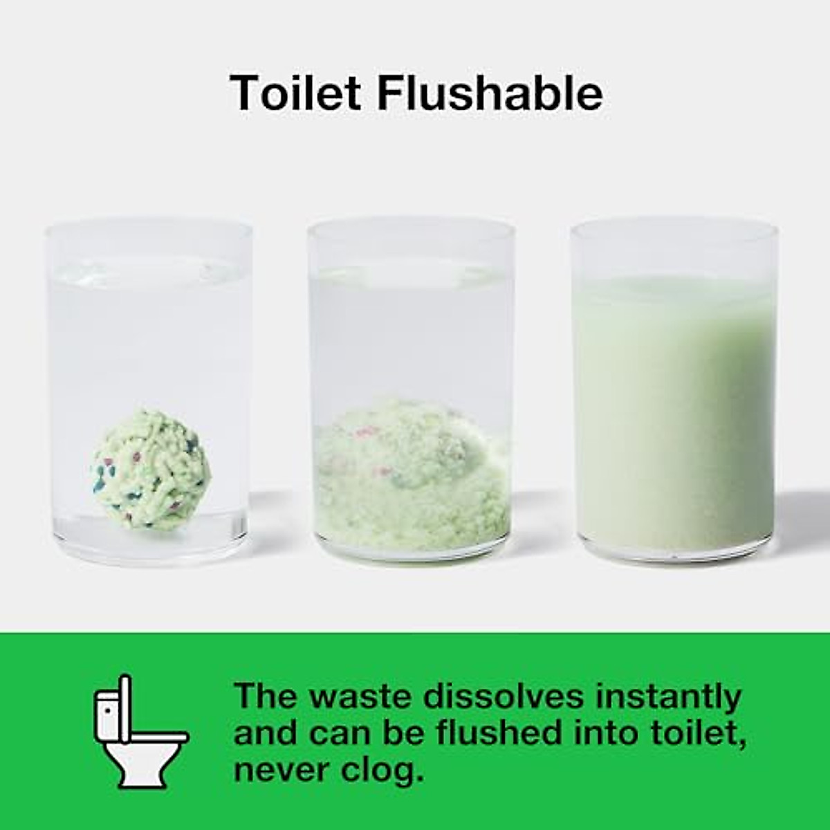 VETRESKA Tofu Cat Litter,Natural Kitty Litter Strong Clumping Flushable Cat Litter Pellets Ultra Absorbent Deodorant Tofu Litter,Dust-Free,Low Tracking,Eco-Friendly,Green Tea(5.5lb×1bag)