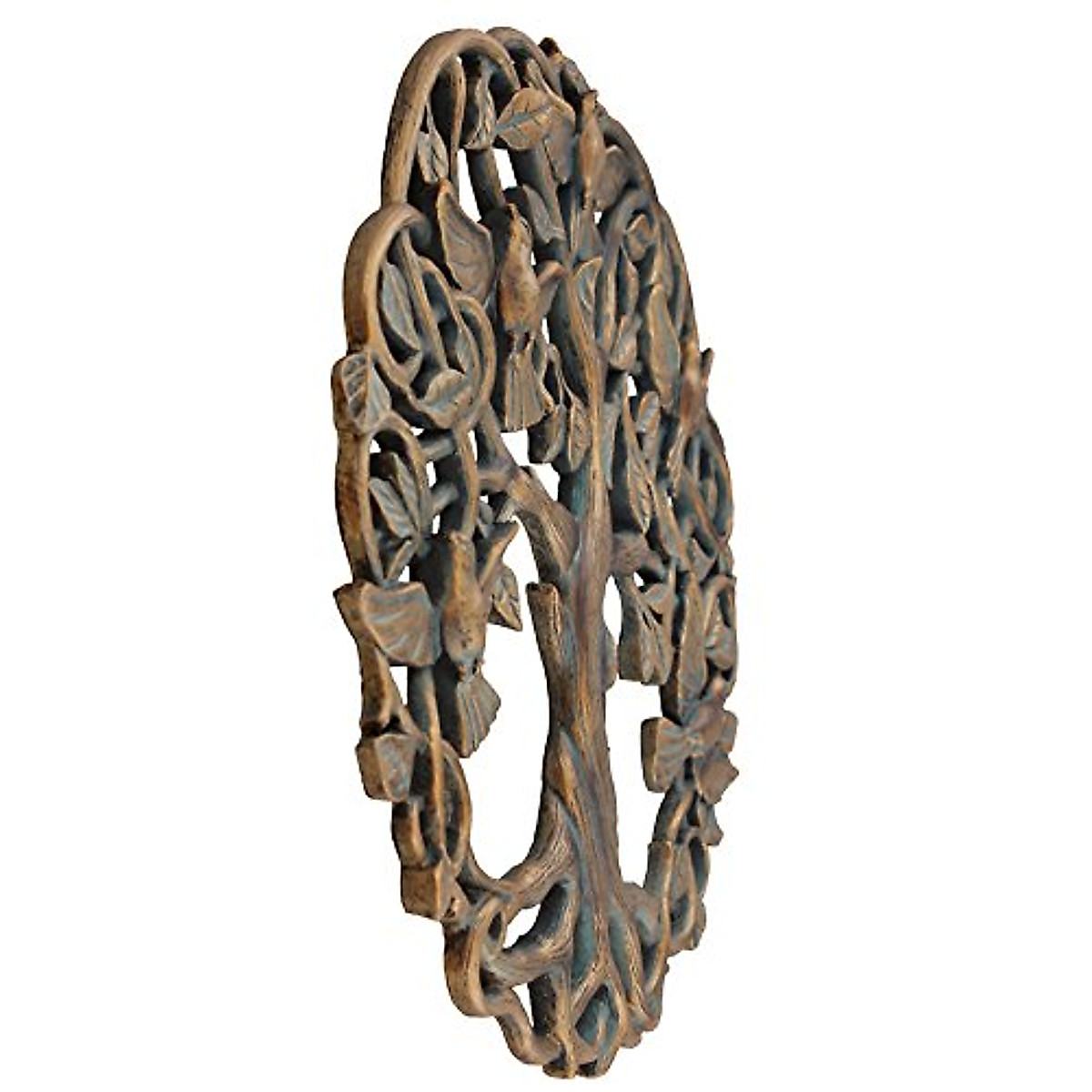 Old River Outdoors Tree of Life / Birds of Peace Wall Plaque 11 5/8" Decorative Celtic Dove Garden Art Sculpture