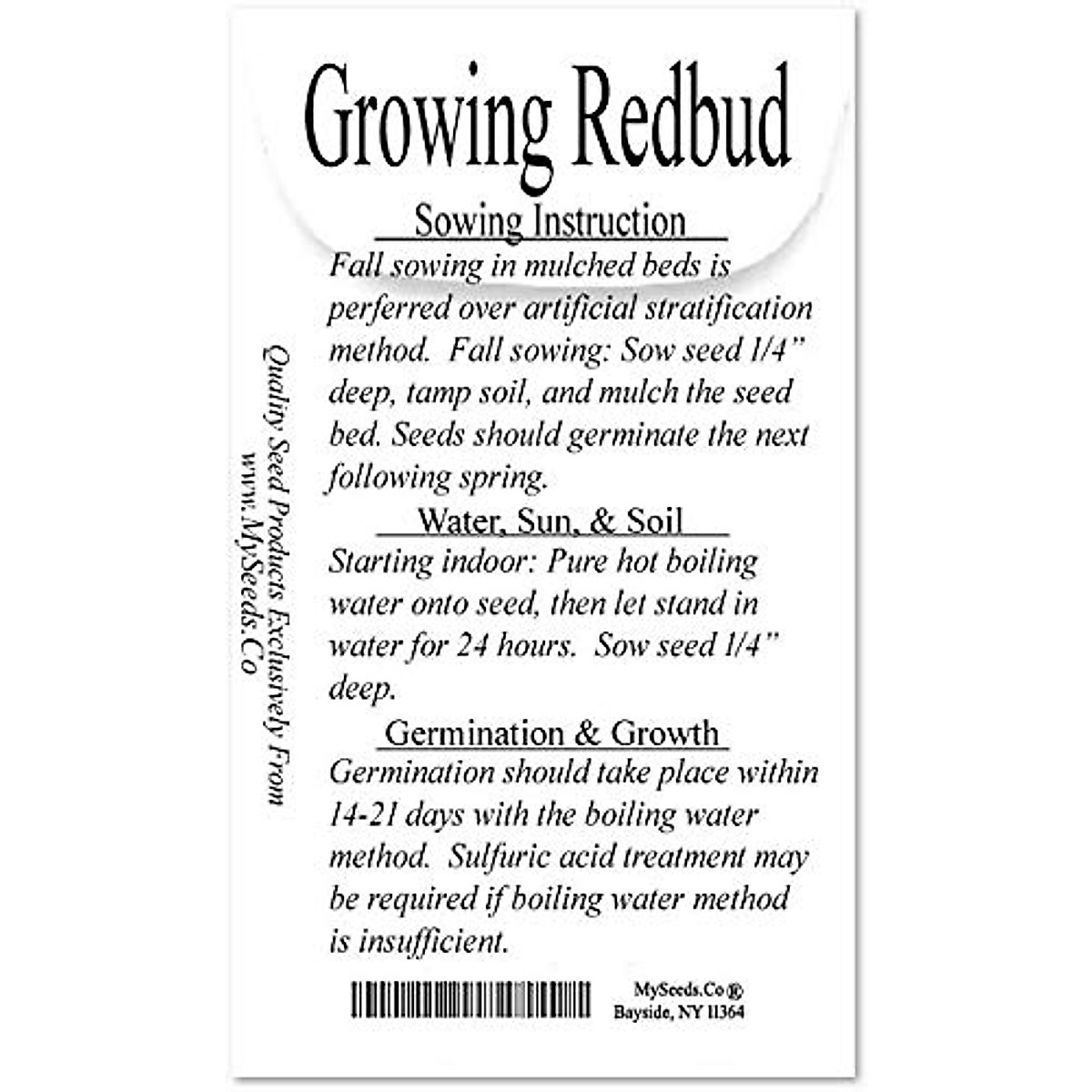 Big Pack - (500) Eastern Redbud Tree Seeds - Cercis Canadensis - Gorgeous Purplish-Pink Blossoms - Very Cold Hardy Zones 4-9 - Big Pack Seeds by MySeeds.Co (Big Pack - Eastern Redbud)