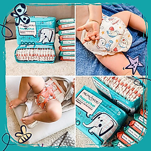 Mum & You Nappychat Premium Performance Eco Diapers, Size 5 (36 Diapers) Smart Tube Technology Leak Protection. 100% Recyclable. Hypoallergenic, Dermatologically-Tested. No Lotion, Perfume or Dyes.