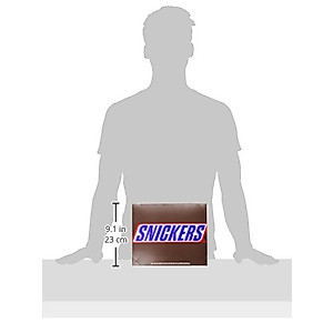 Snickers Single Bar Chocolate Candy, 48 bars of 1.86oz each.