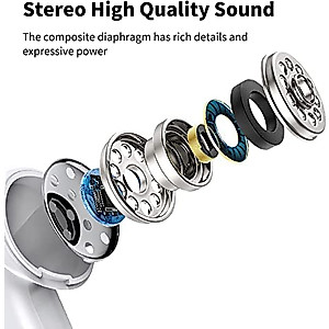 2 Pack-Type C Earbuds Wired Earphones with Microphone，USB C Headphones Earbuds&Remote Control Noise Cancelling in-Ear Headset for iPad Pro,Pixel 7/6/6a/5/4,Galaxy S23/S22/S21/S20/Ultra Note 10/20