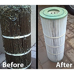 Aquatix Pro Premium Pool & Spa Filter Cartridge Cleaner, Removes Debris & Dirt from Pool Filters in Seconds, Heavy Duty & Durable Pool Cartridge Filter Cleaner, for a Clean Flow of Water Today! (1)