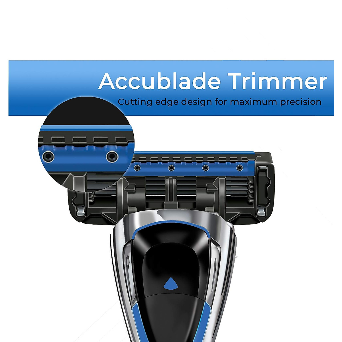 Personna Men's 5 Blade Razor System - Mens Shaving Razors - Razor Handle with 12 Replacement Cartridges