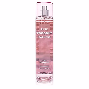Bath and Body Works PINK COCONUT CALYPSO Fine Fragrance Mist 8 Fluid Ounce (2018 Edition)