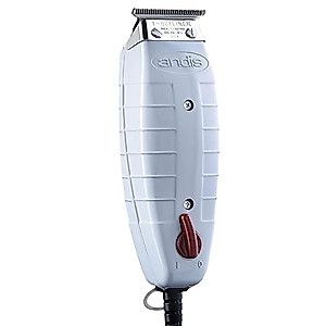 Andis Professional T-Outliner Beard/Hair Trimmer with T-Blade, Gray, Model GTO (04710) with a BeauWis Blade Brush