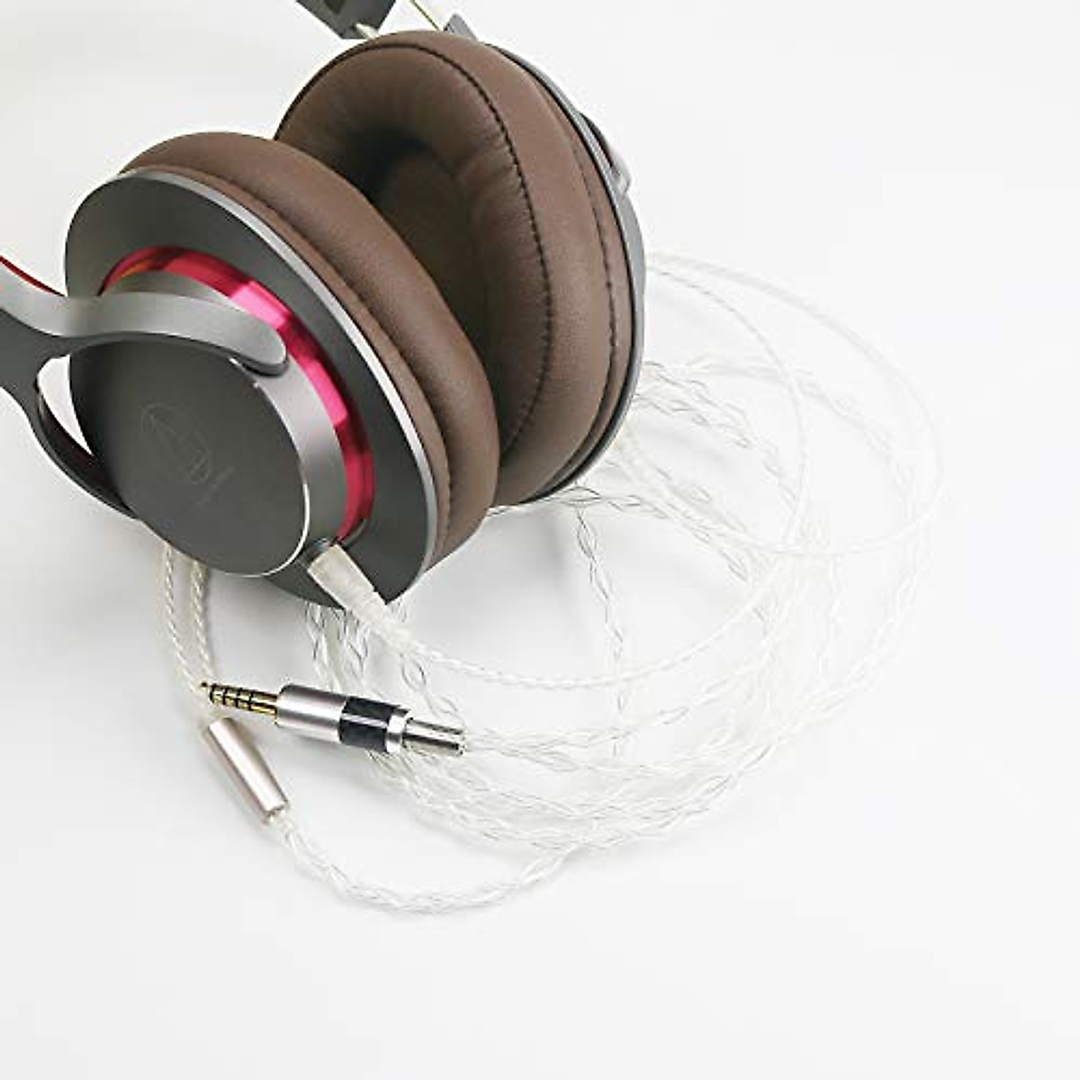 NewFantasia 4.4mm Male Balanced HiFi Cable Compatible with Audio-Technica ATH-MSR7b, ATH-SR9, ATH-ESW990H, ATH-ES770H, ATH-ADX5000, ATH-AP2000Ti Headphones and Compatible Sony WM1A, NW-WM1Z, PHA-2A