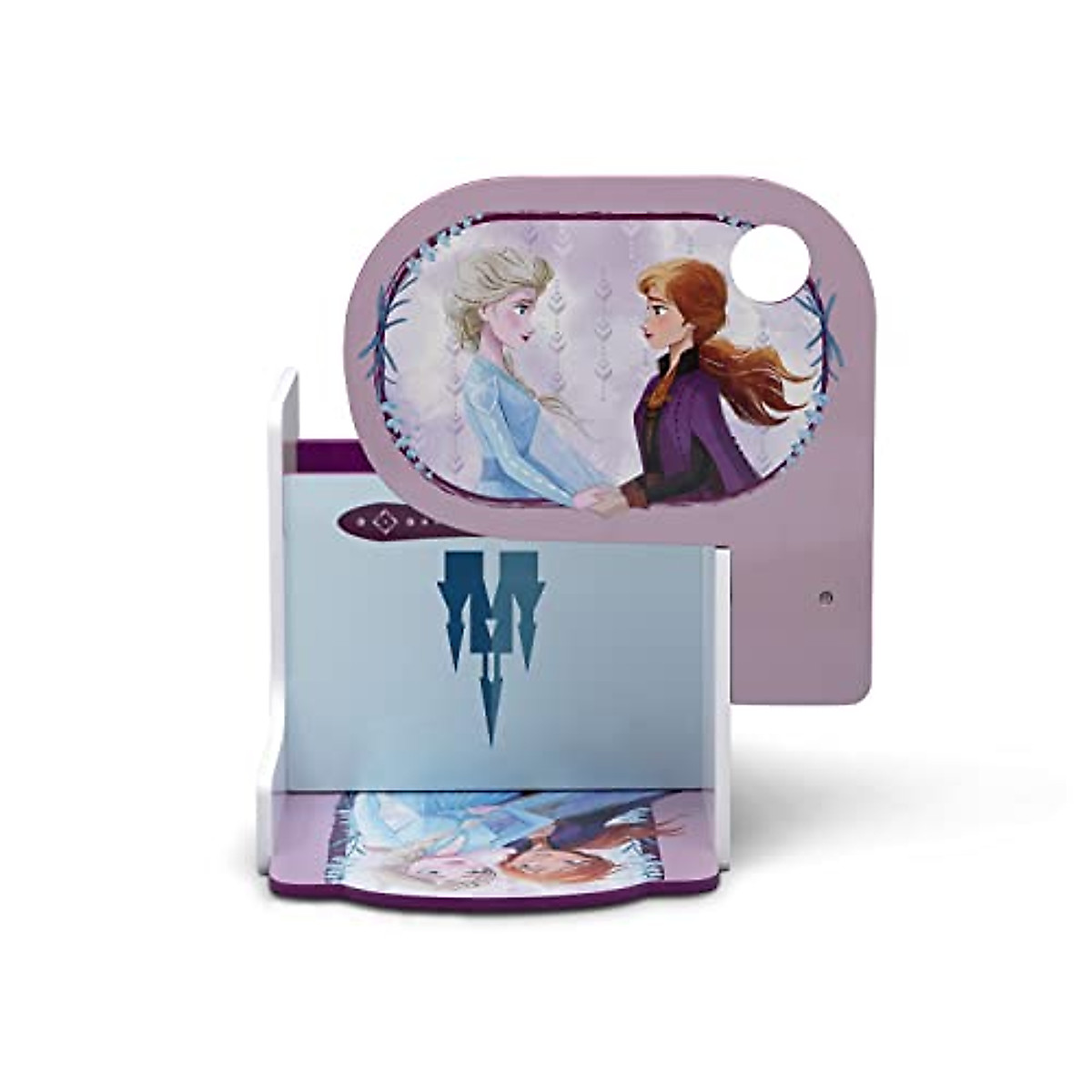 Delta Children Chair Desk with Storage Bin + Design and Store 6 Bin Toy Storage Organizer, Disney Frozen (Bundle)