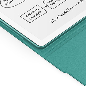 Introducing All-New Plant-Based Leather Folio Cover with Magnetic Attach, Designed with Sustainability in Mind for New Amazon Kindle Scribe