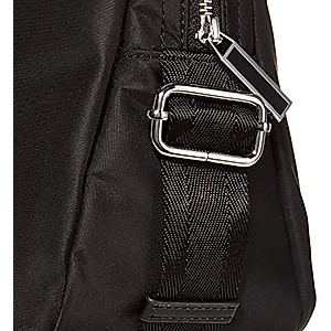 Calvin Klein womens Sussex Nylon Backpack, Black/Silver, One Size