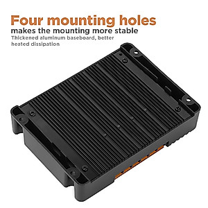 GHB 20A 12V 24V Solar Charge Controller Auto Switch LCD Solar Panel Battery Regulator Charge Controller Overload Protection Temperature Compensation