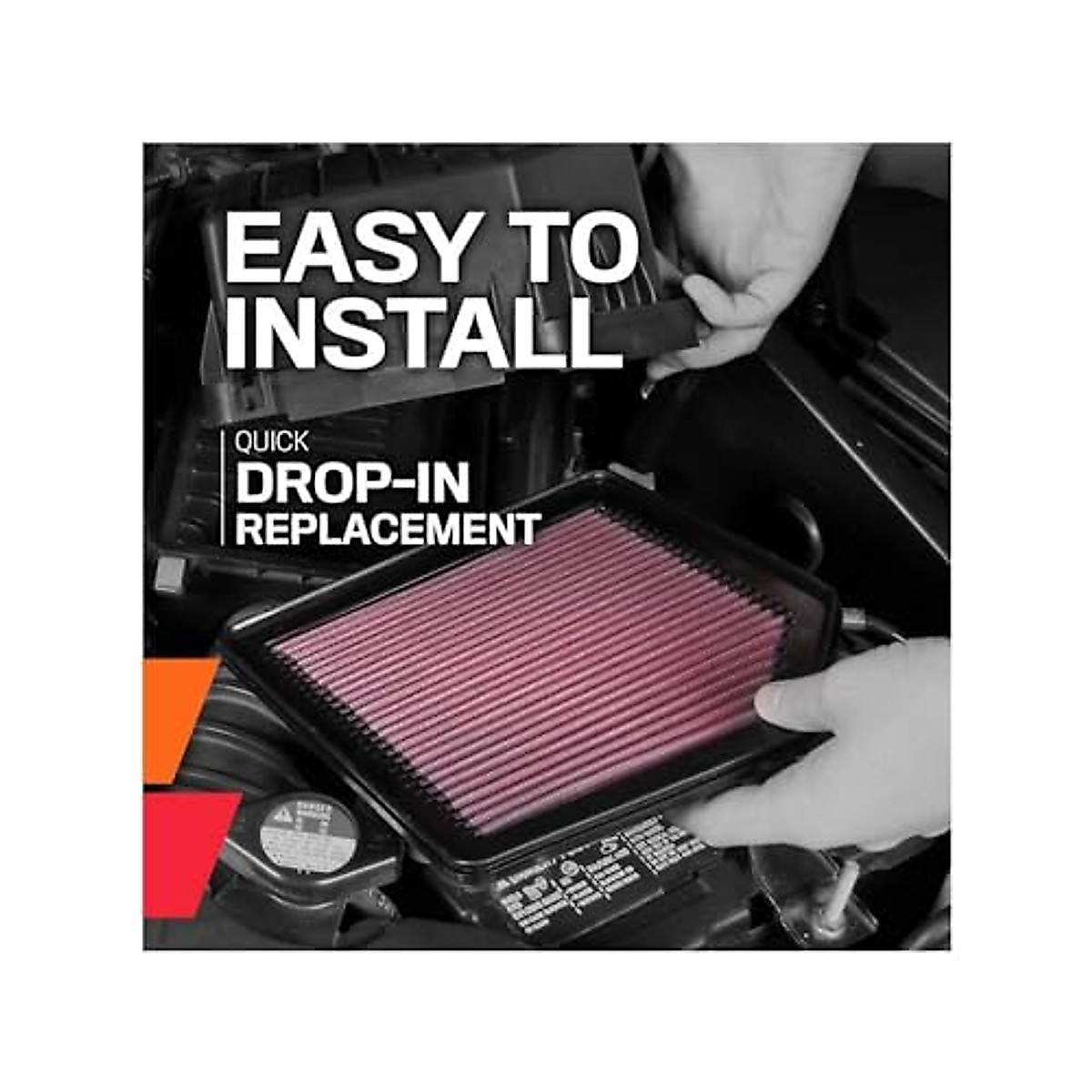 K&N Engine Air Filter: Increase Power & Towing, Washable, Premium, Replacement Air Filter: Compatible with 1997-2011 Ford/Mercury/Mazda (Ranger, Explorer, Mountaineer, B2300, B3000, B4000), 33-2106-1